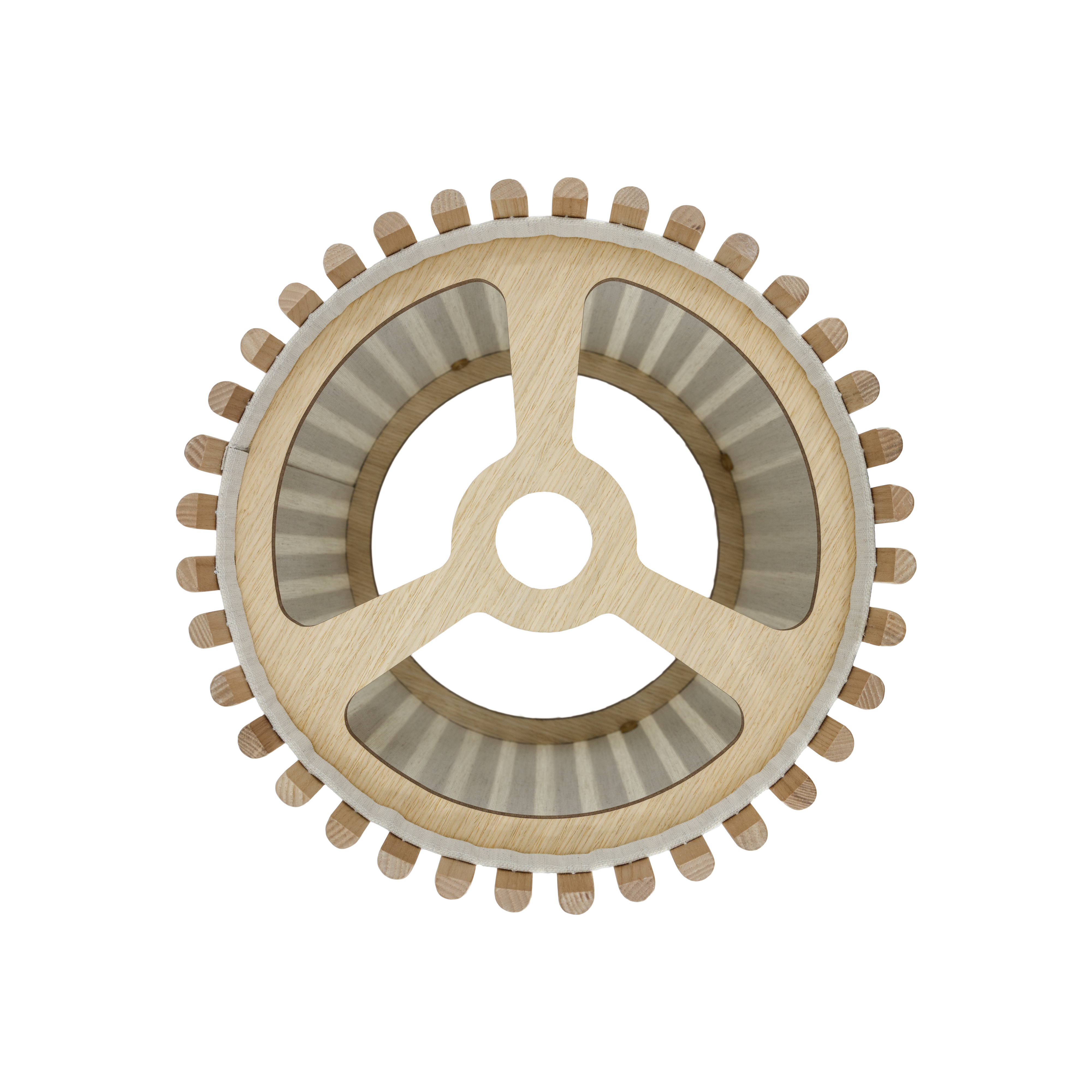 Umage Komorebi Lampeskjerm Circle Dark Oak Large - Sleepo