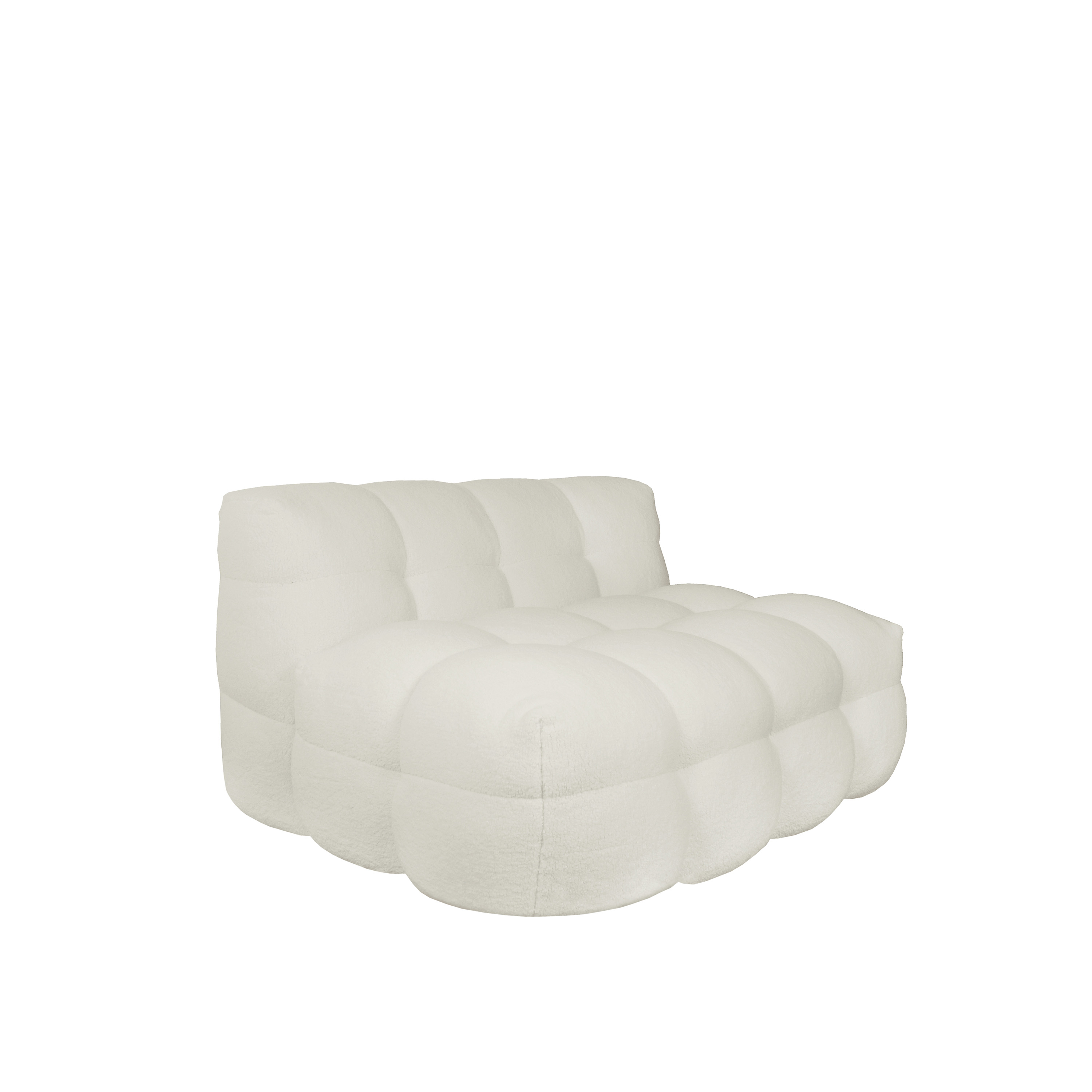 Sleepo Collection Billie Loungesessel Ivory Bouclé 120cm - Sleepo